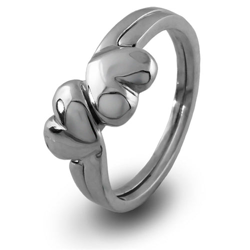 Puzzle Rings 2HRT – Puzzle Ring Store